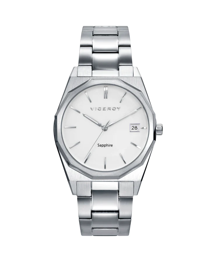 Reloj Viceroy de Hombre Dress extraplano de acero con cristal zafiro y ...